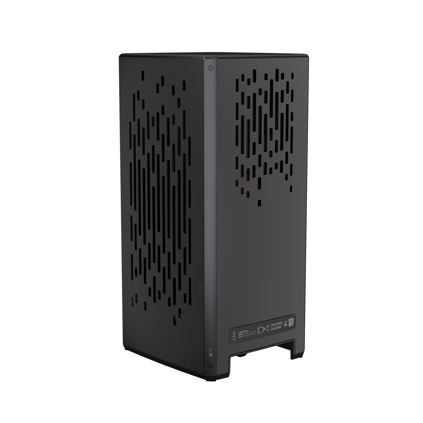 LOUQE RAW S1 - Vertical Small Form Factor (SFF) Gaming PC Case